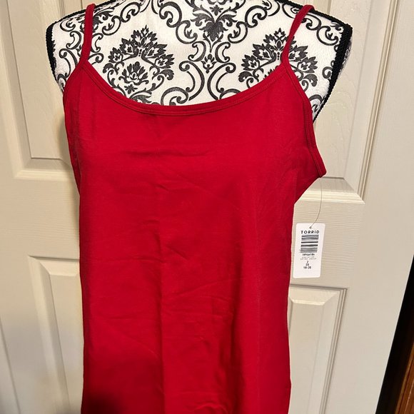torrid | Tops | Torrid Red Foxy Cami Size 2 82 | Poshmark